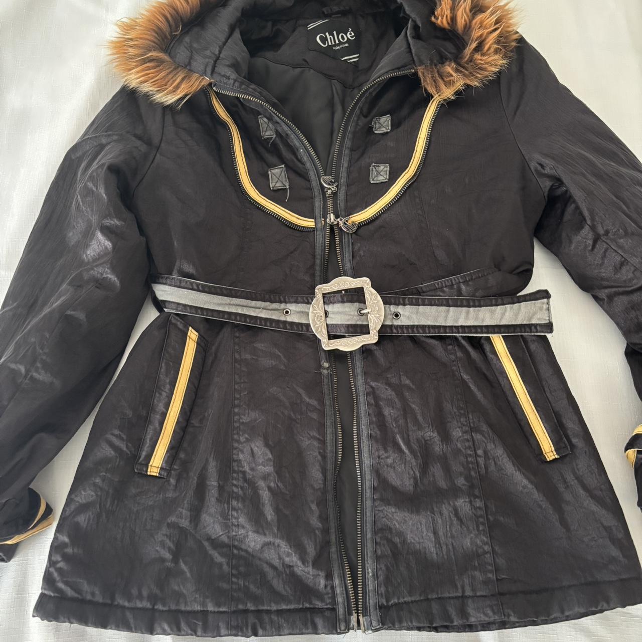 VINTAGE CHLOE FUR PUFFER JACKET Size: Fits an XS... | Depop