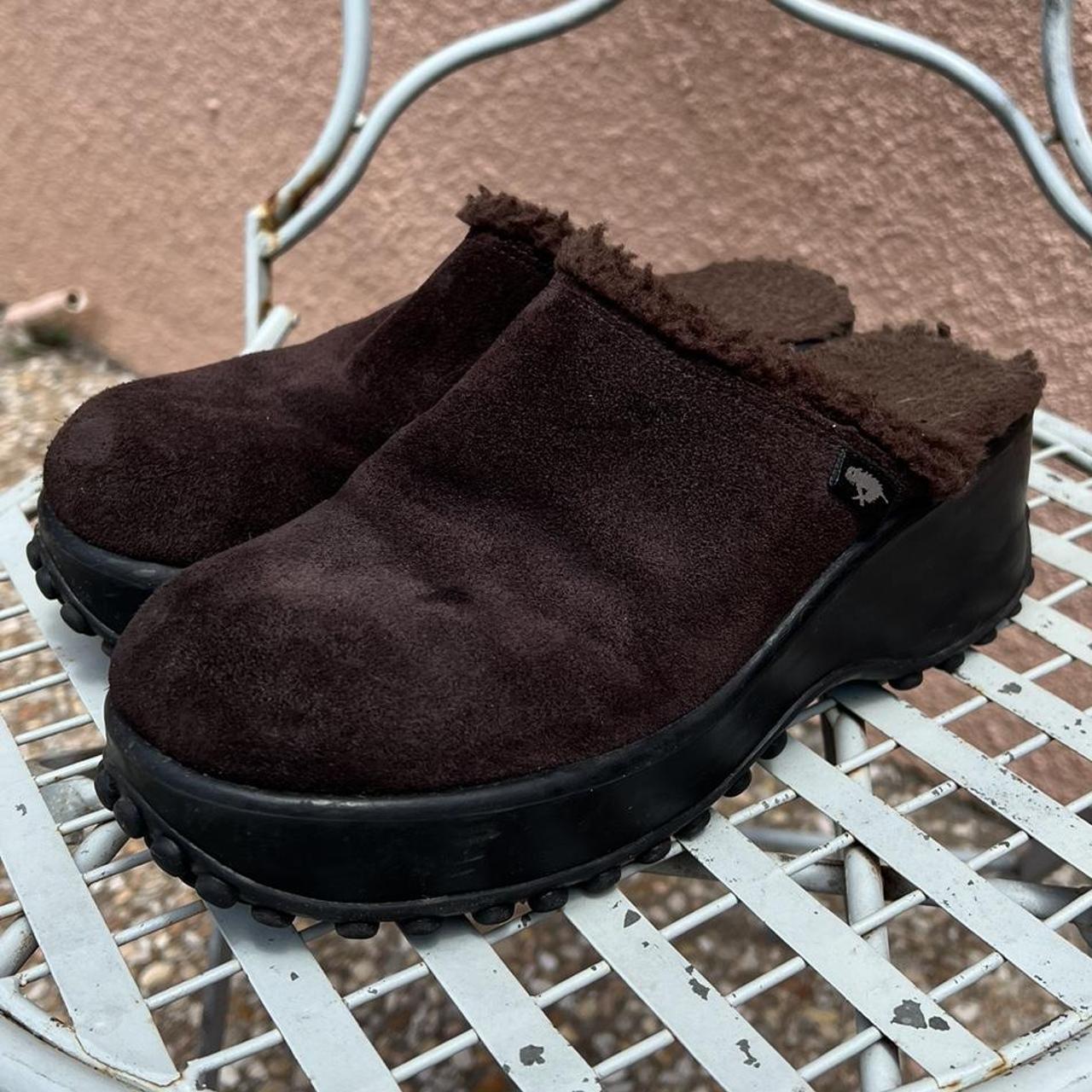 Rocket Dog Women's Brown and Tan Clogs | Depop