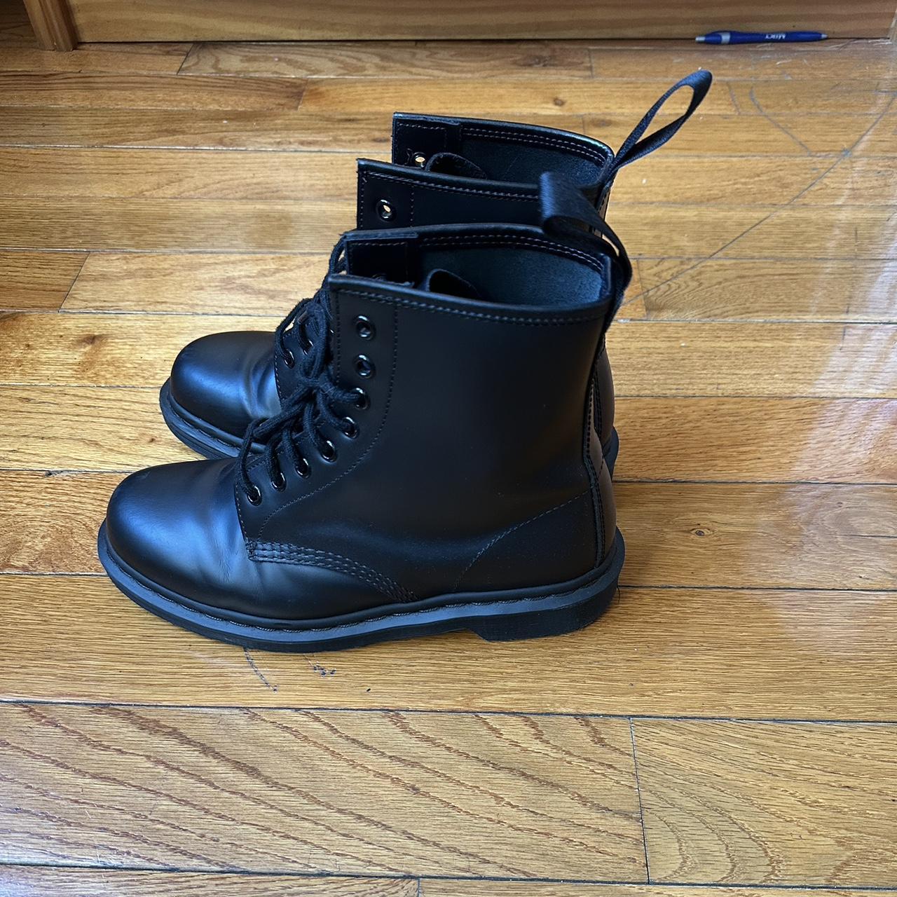 Men’s Black Doc Martin Boots Worn twice size: 8... - Depop