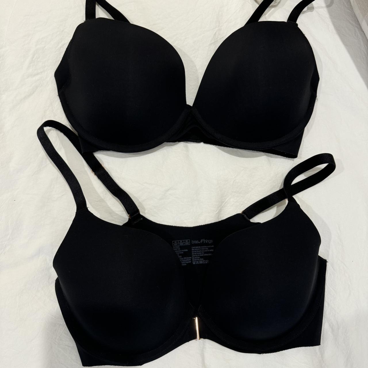 Two bras n things bras. Both black, minimal show.... - Depop