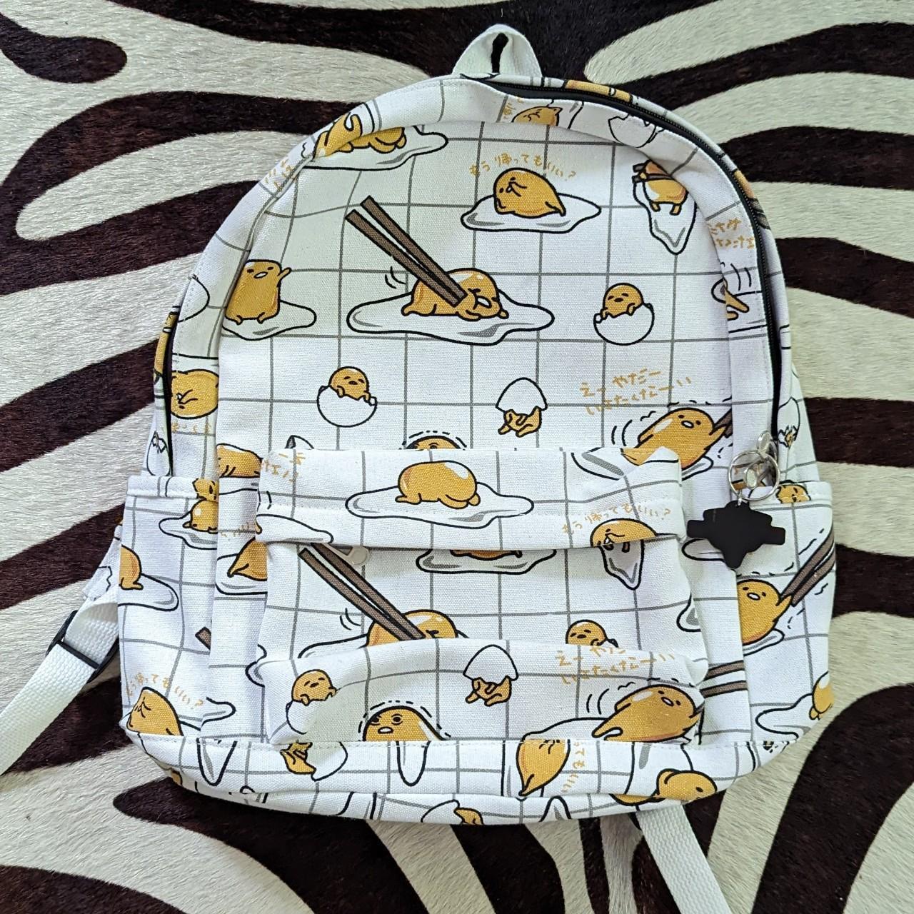 So Kawaii!! Sanrio Gudetama Egg Backpack unused... - Depop