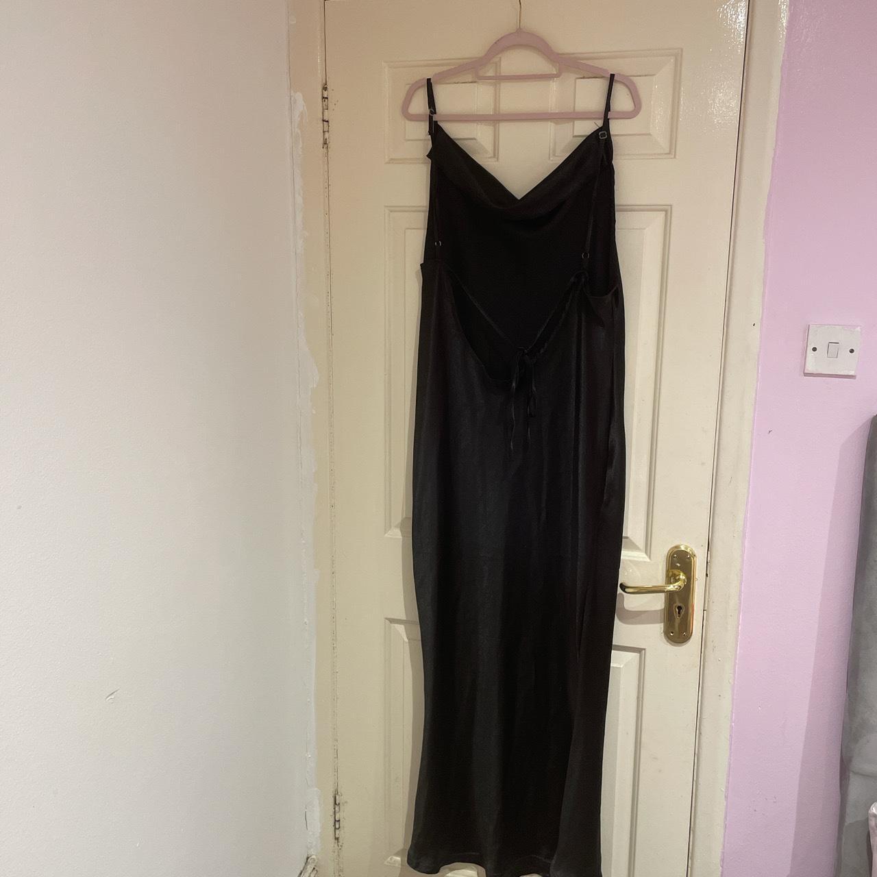 90s style evening gown backless in a size 1XL /prom... - Depop