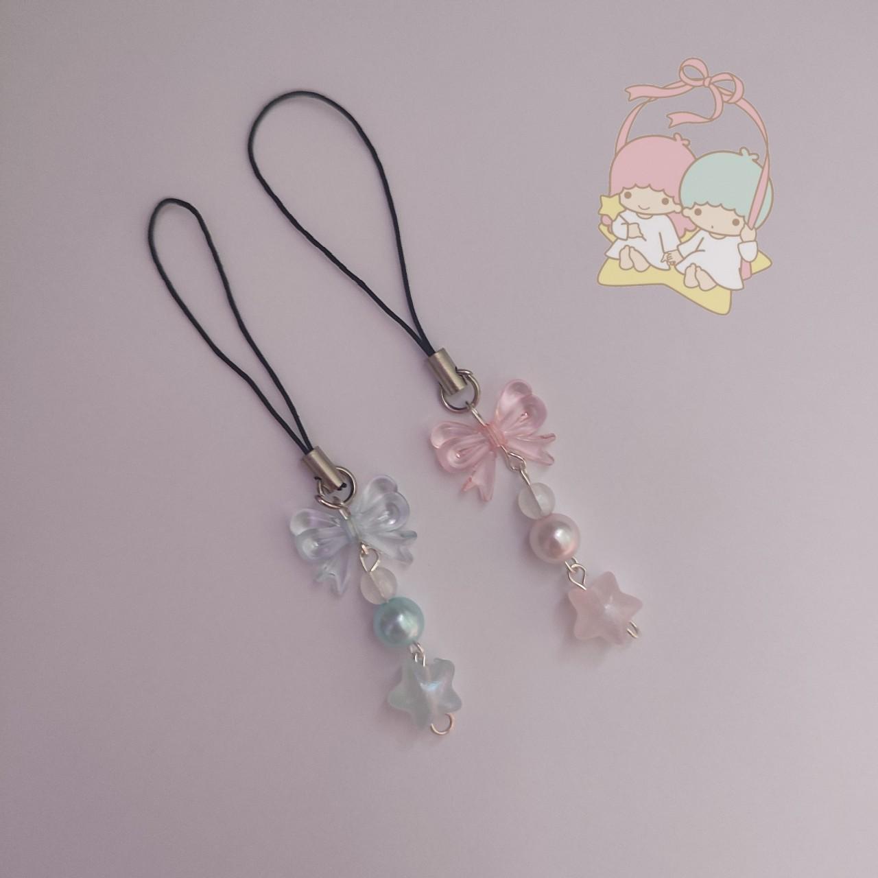 handmade matching star phone charms💓💙 little twin... - Depop