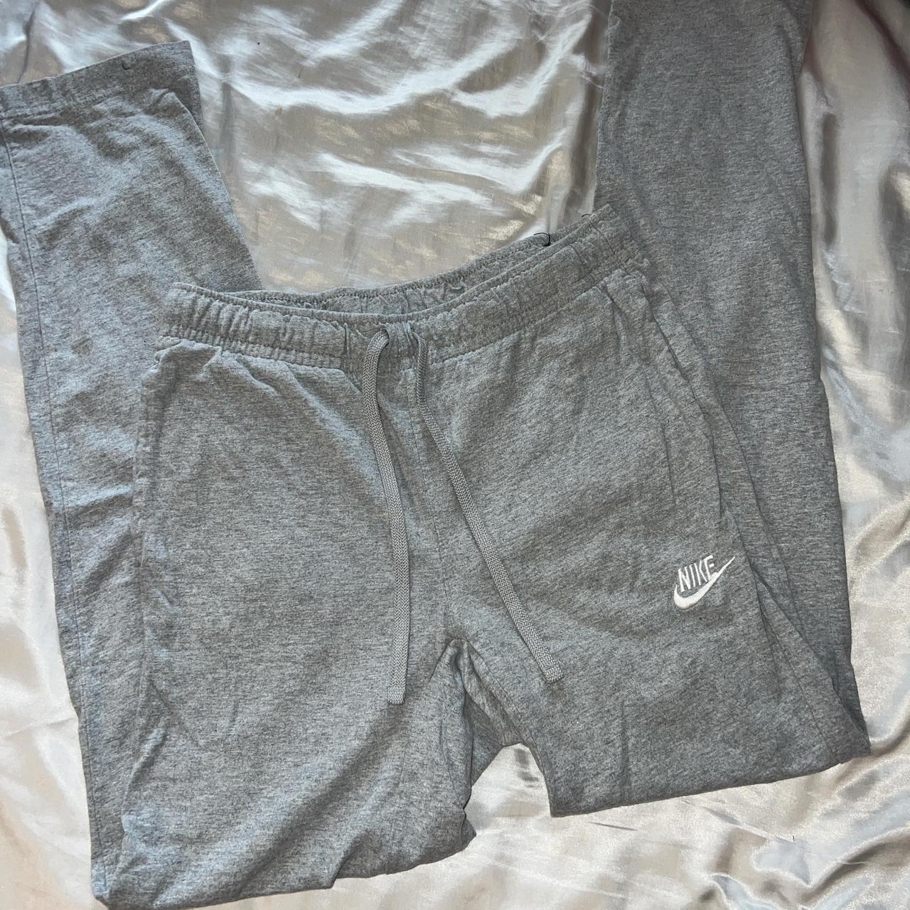 Nike grey sweat suit set Hoodie & pants size small - Depop
