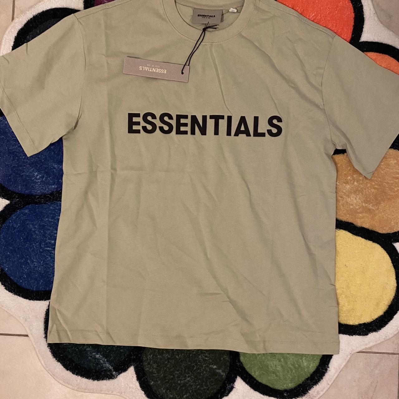 Essentials Shirt Designer Shirt Tan Khakhi - Depop