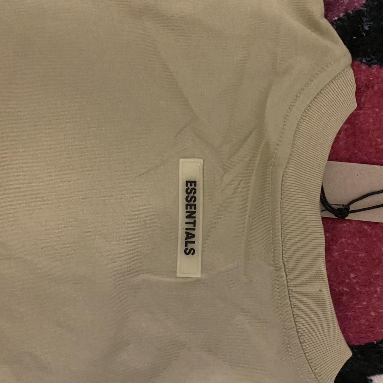 Essentials Shirt Designer Shirt Tan Khakhi - Depop