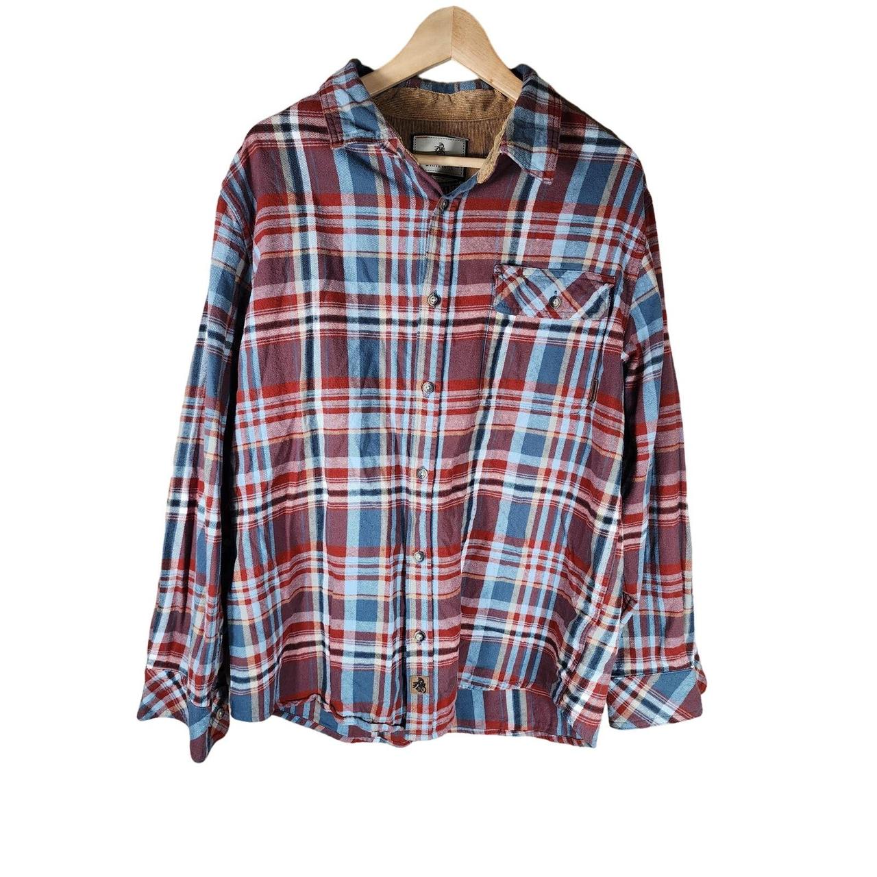 LEGENDARY WHITETAILS Men's Red Blue White Buck Camp... - Depop