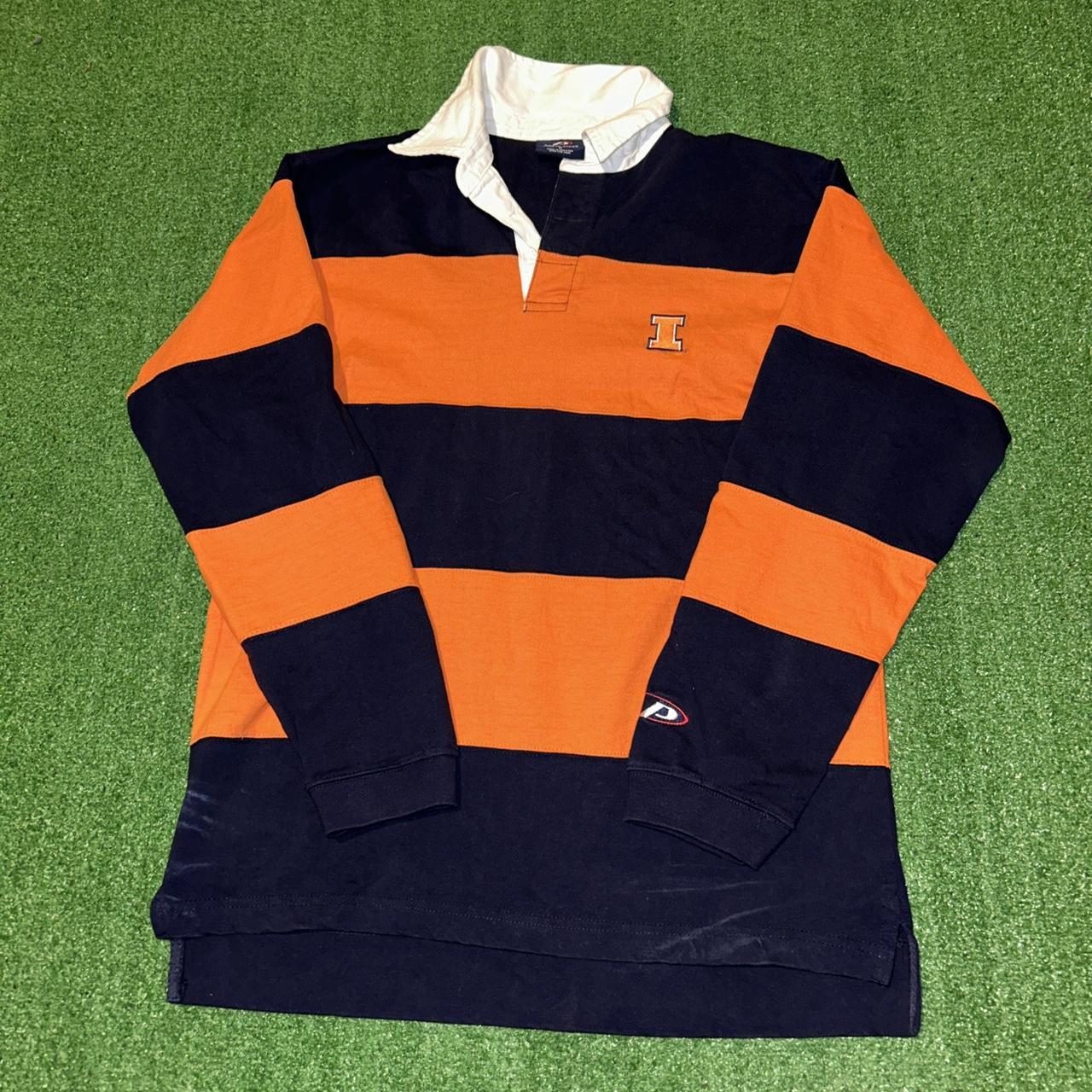 Pro Player Illinois Fighting Illini Rugby Style... - Depop