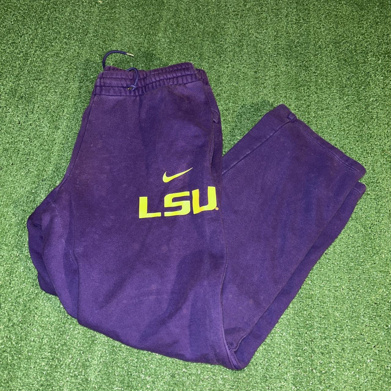 Nike LSU Tigers Casual Sweatpants w/ Drawstring -... - Depop