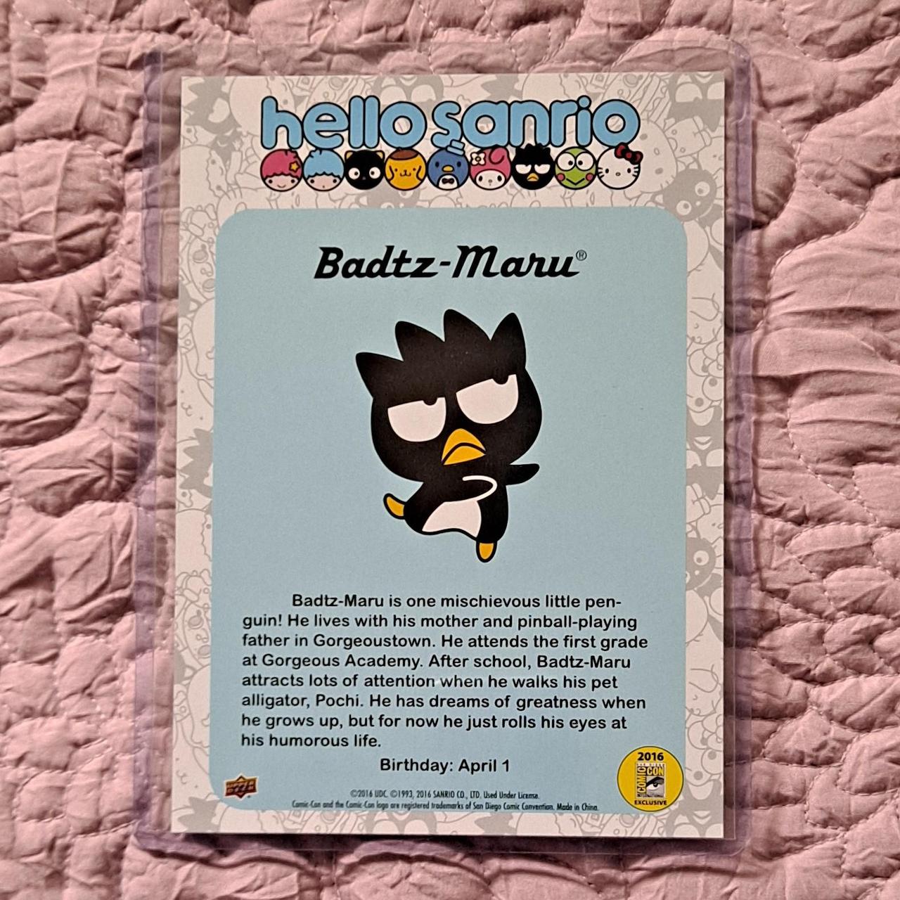 Badtz Maru mini poster Comic Con exclusive No signs... - Depop