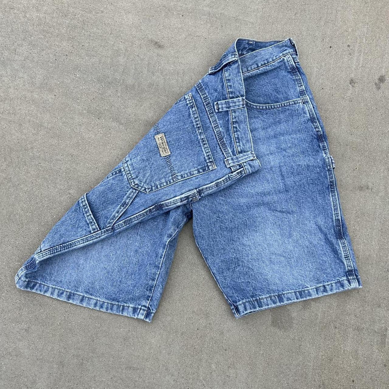 Wrangler carpenter jorts Super clean looking used as... - Depop