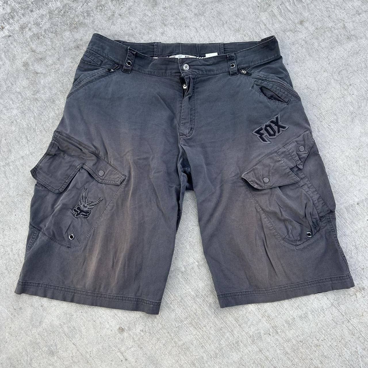 Y2K fox shorts Nice cargo style Size 38 No returns... - Depop