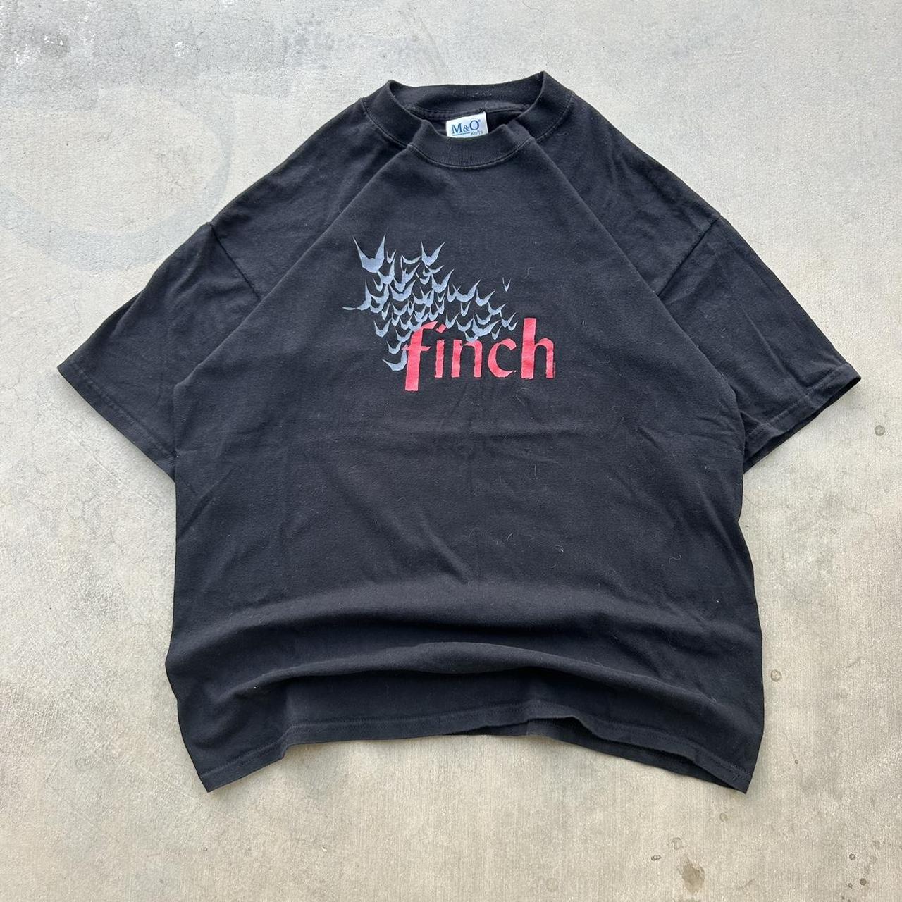 Vintage 2002 finch band Tshirt Great grunge emo band... - Depop