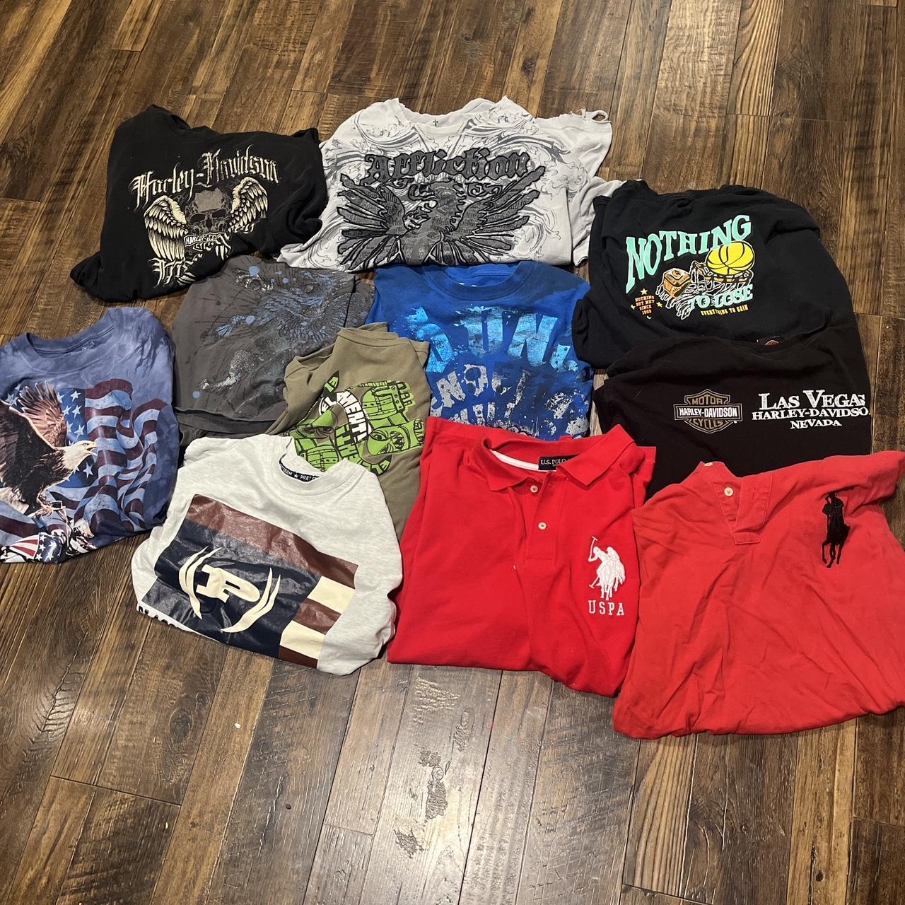 A bunch of different tees All great condition Send... - Depop