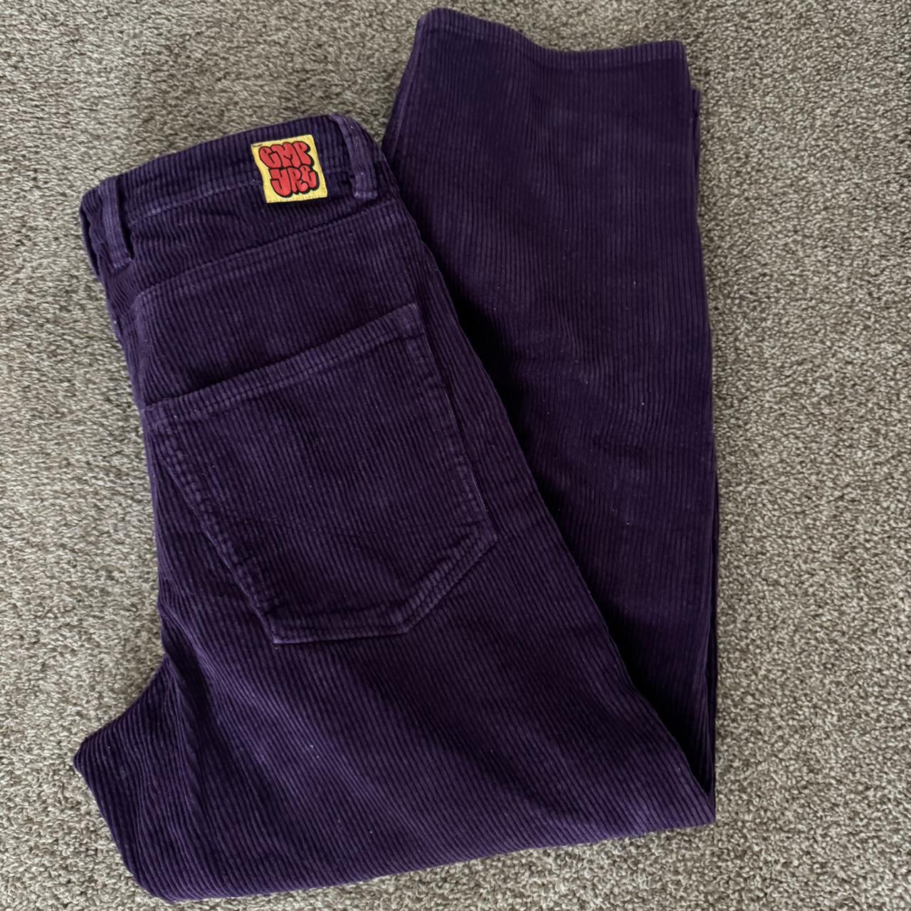 Empyre Purple Coduroy Pants - Depop