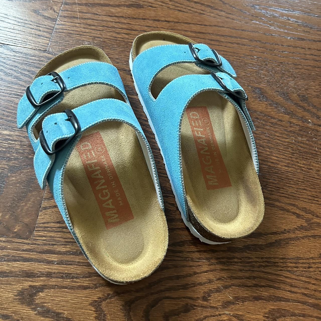 birkenstock look-a-like!! company is magnafied super... - Depop