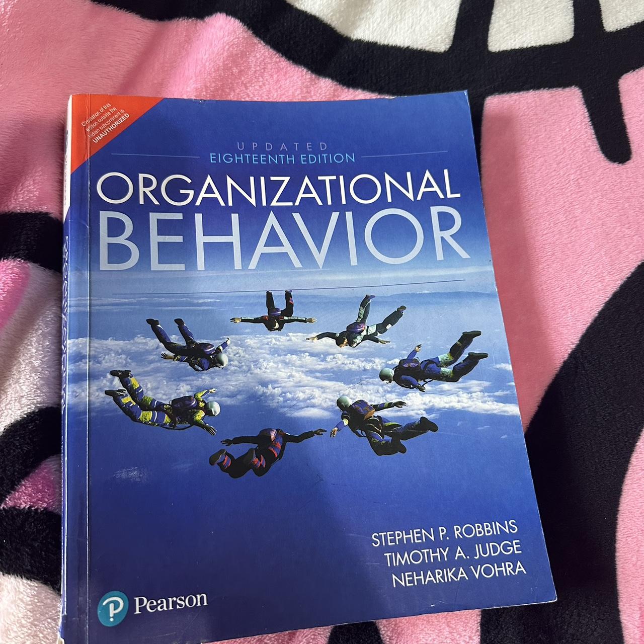 Organizational behavior textbook 18th edition - Depop