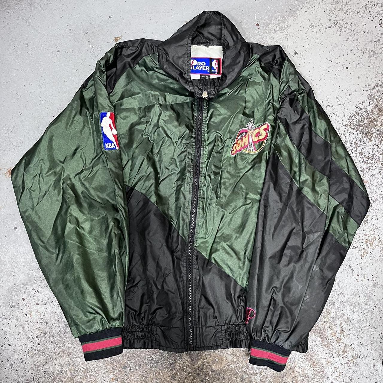 Seattle sonics pro player jacket Beautiful satin... - Depop