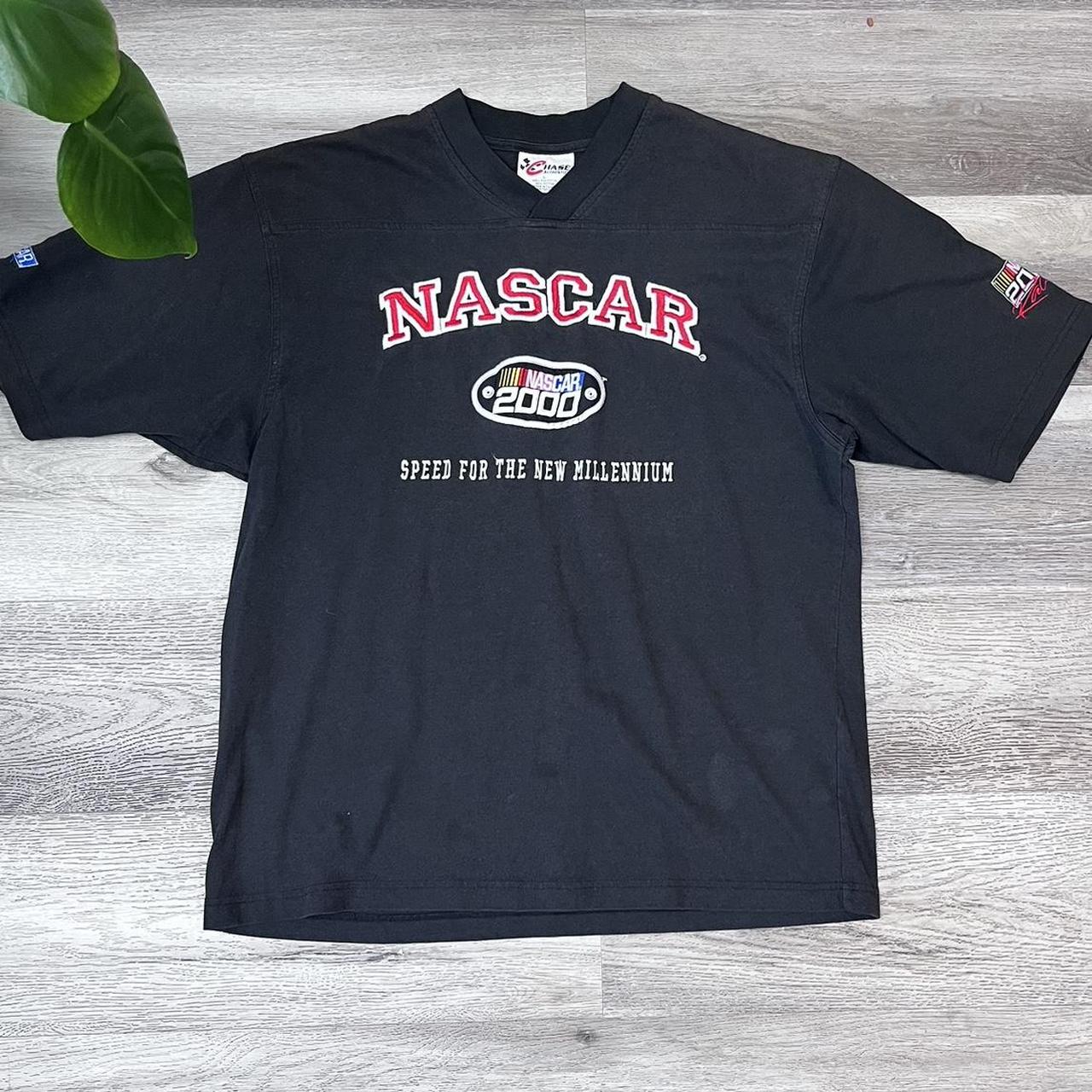 Vintage Nascar Shirt Good size large Check... - Depop