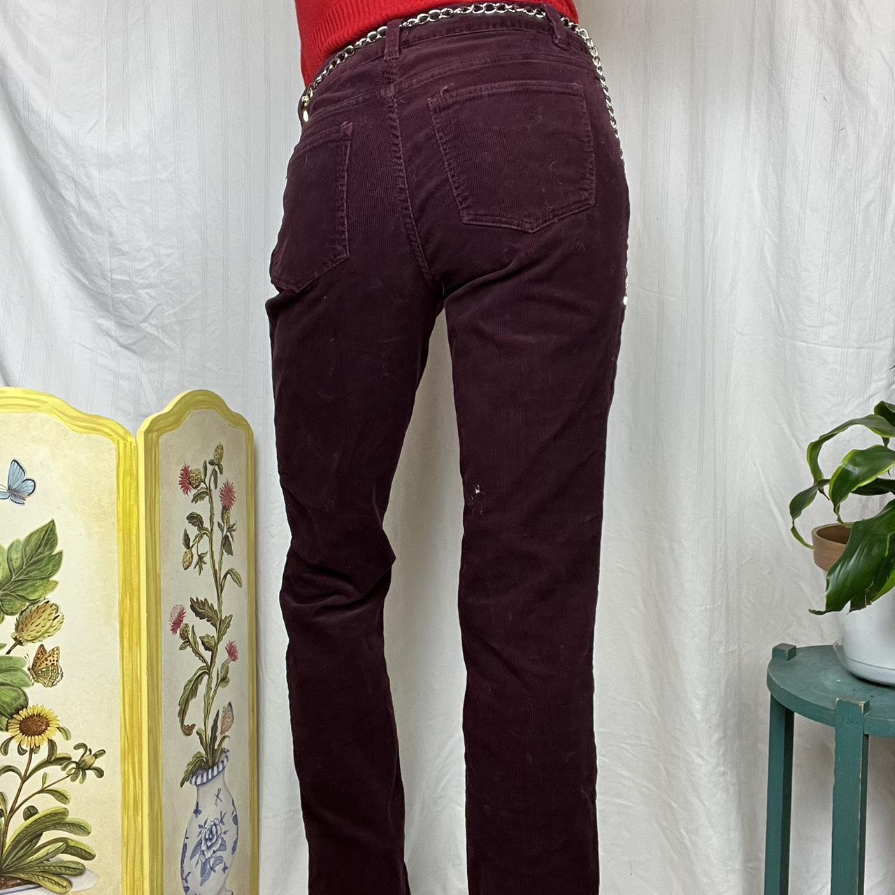 Burgundy Corduroy Talbot Pants Brand- Talbot Tag... - Depop