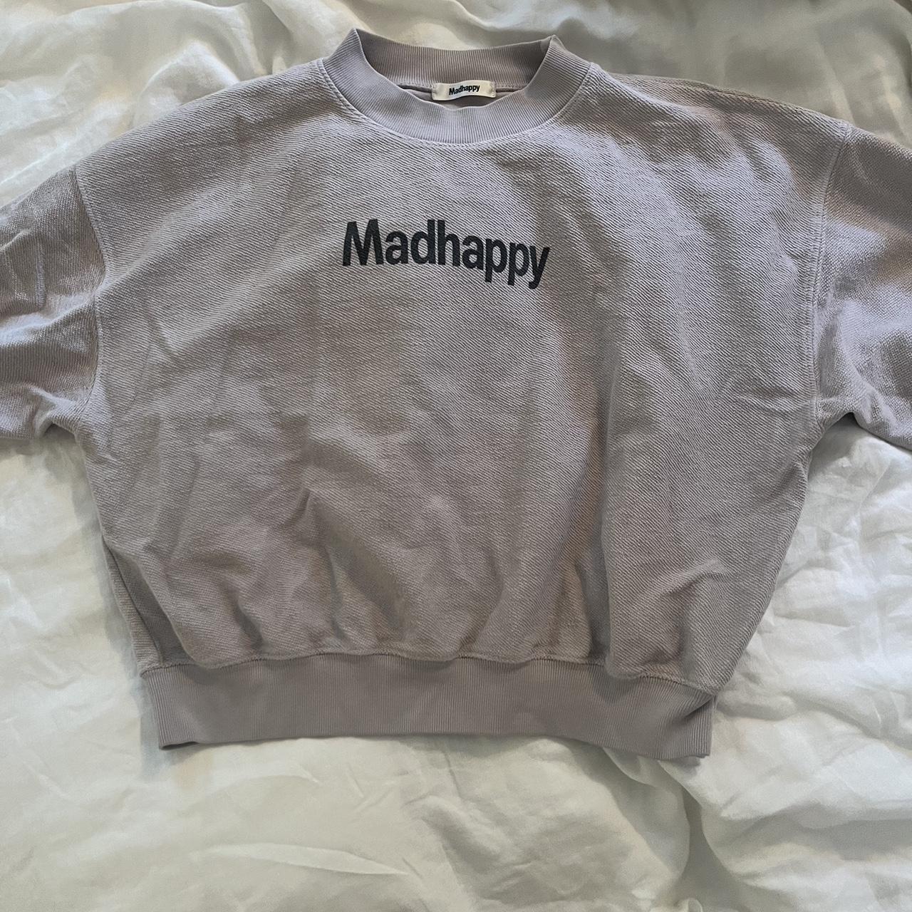 the CUTEST madhappy sweatshirt! adorable peace sign... - Depop