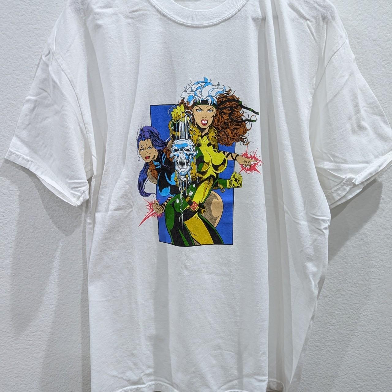 Rogue Psylocke sz XL Tee Boot X-Men Comics - Depop