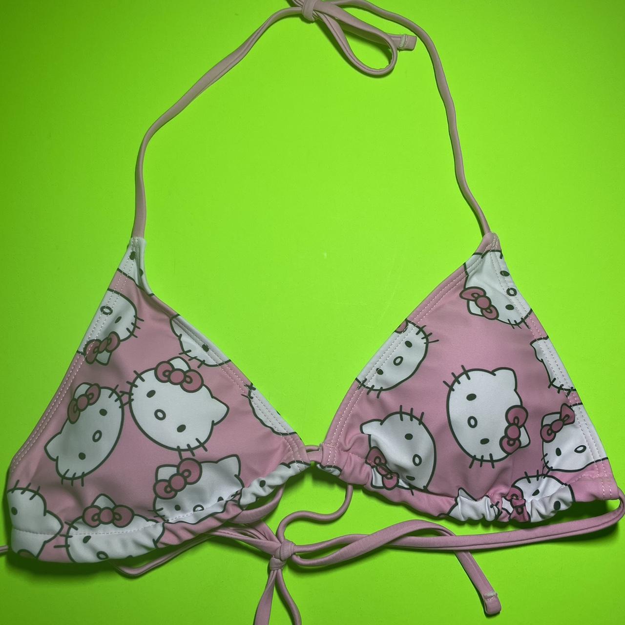 Hello Kitty 2 Piece Bikini Set Super Cute Pink Depop