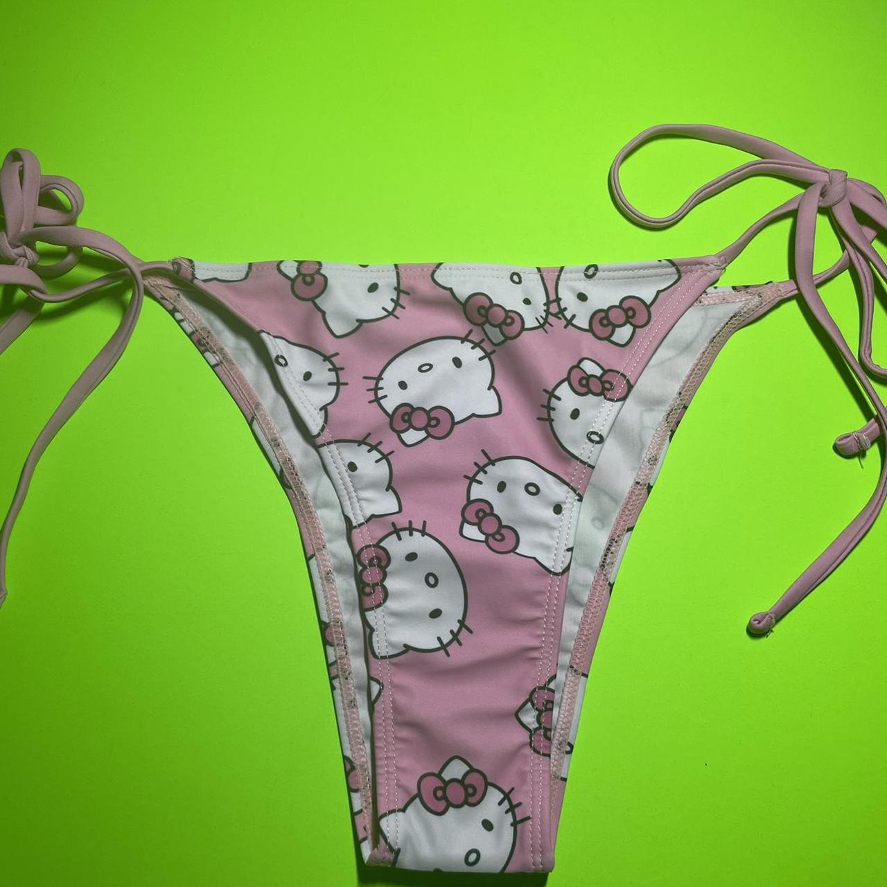 Hello Kitty 2 Piece Bikini Set Super Cute Pink Depop