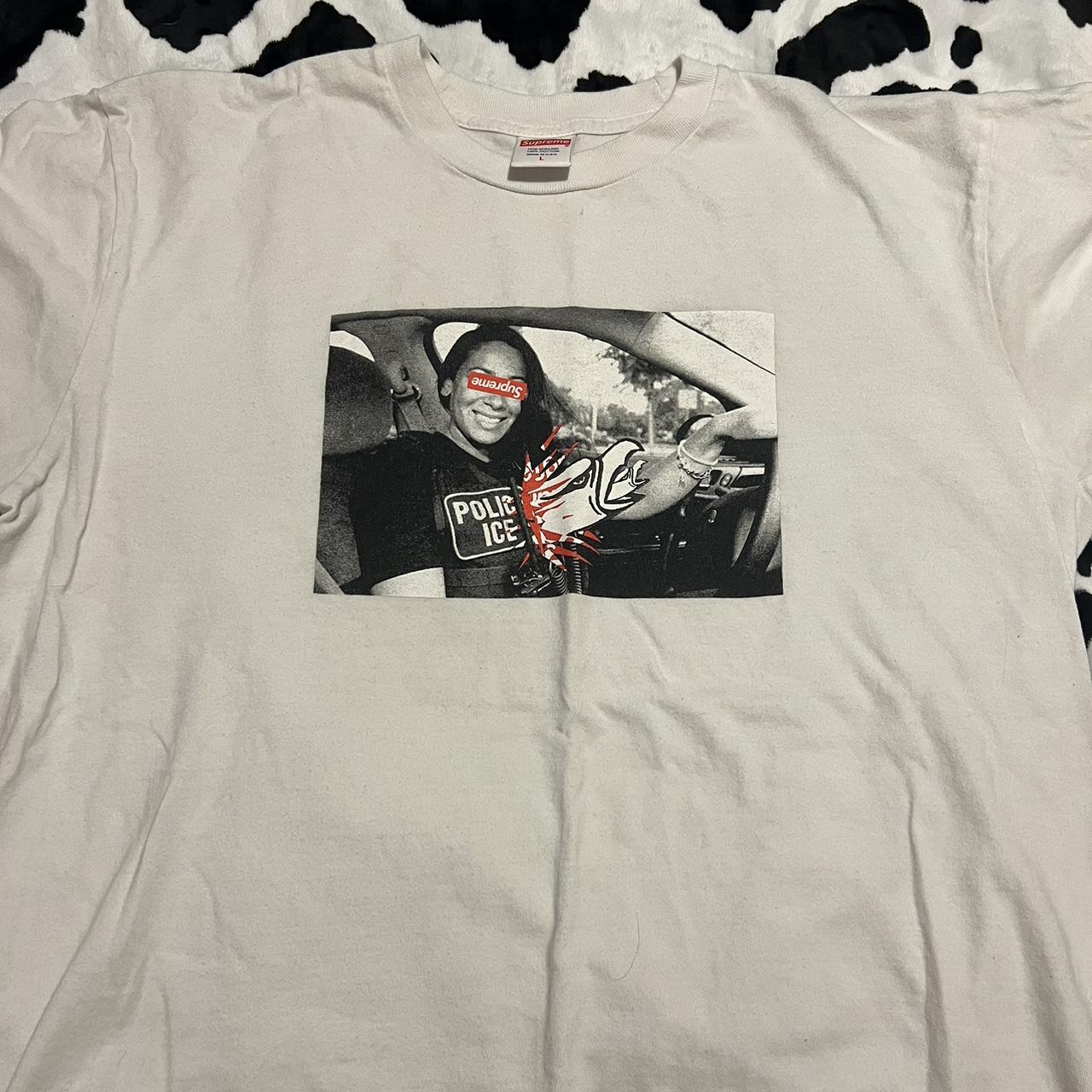 supreme graphic tee - Depop