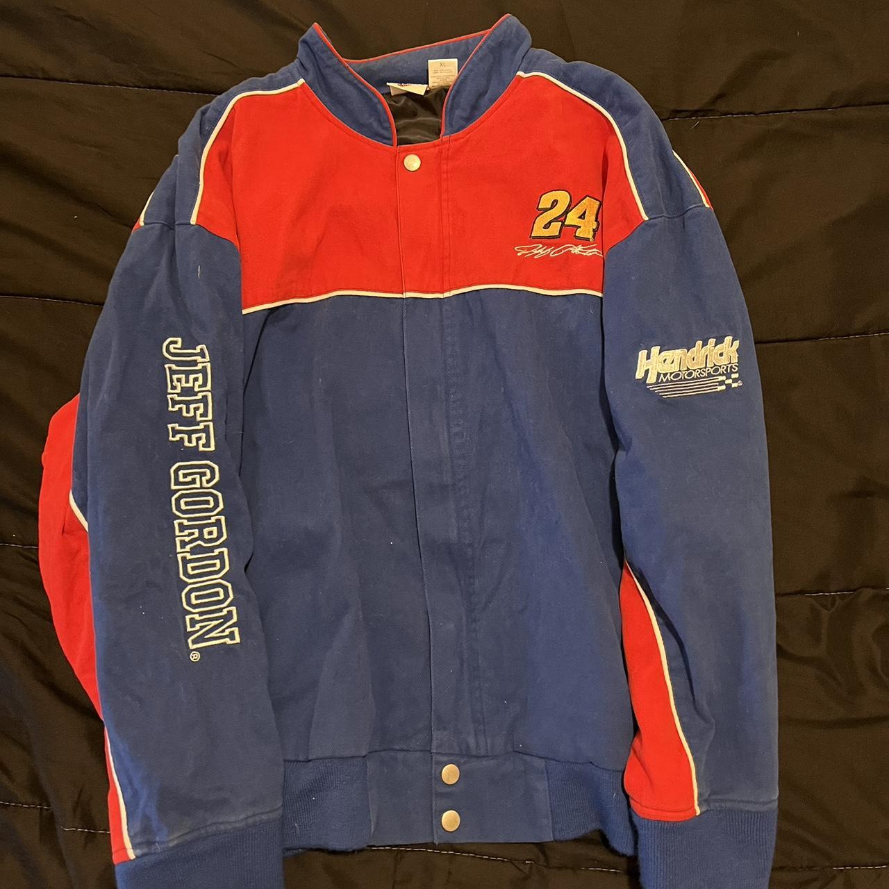 Jeff Gordon NASCAR racing jacket - tagged XL fits a... - Depop