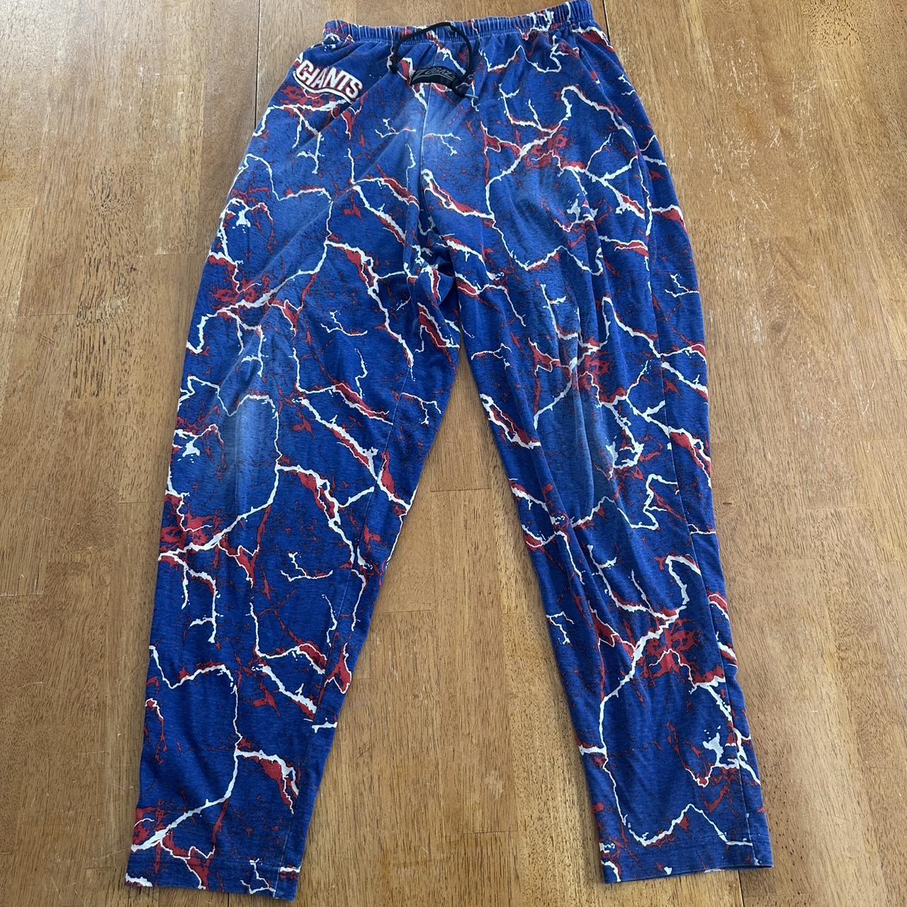 Vintage 90s Zubaz New York Giants NFL Zubaz jogger... | Depop