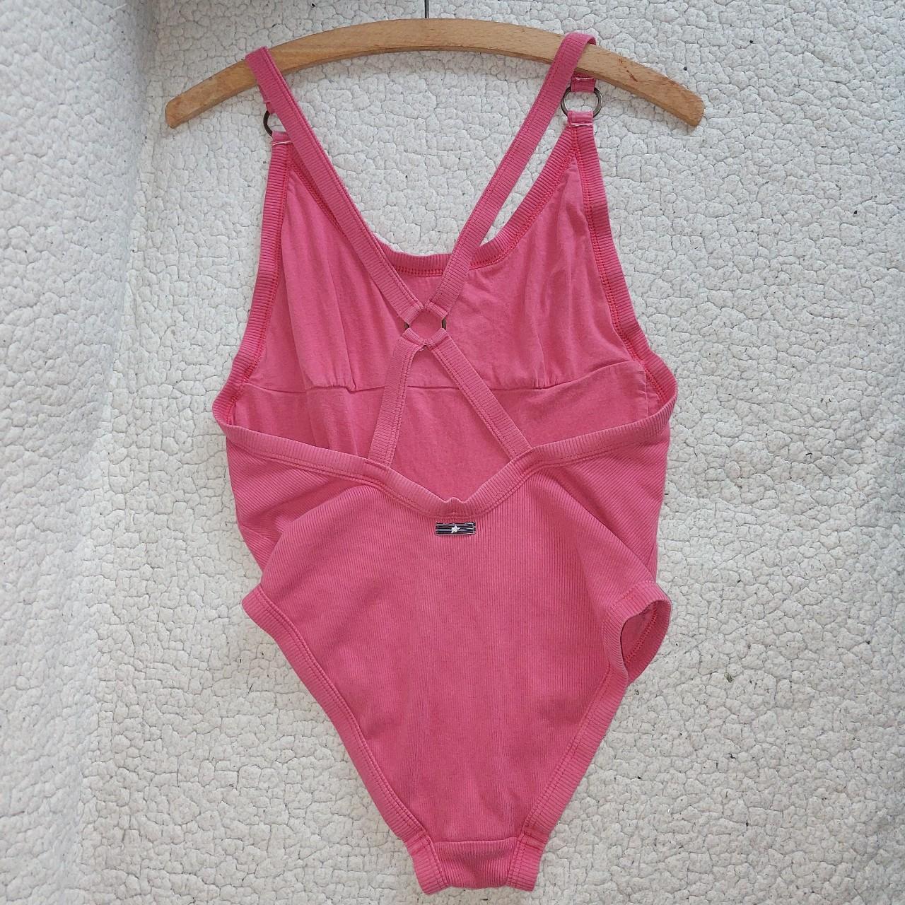 Pukas pink swimming costume Label says size 10... - Depop