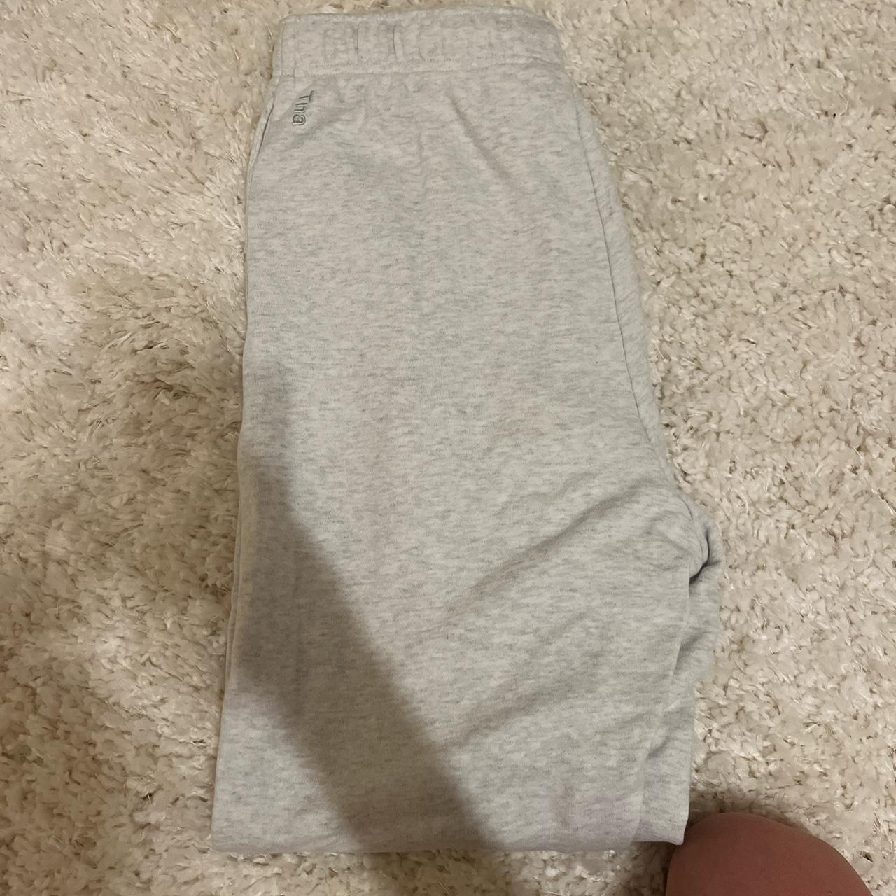 aritzia mega sweats light heather grey color so comfy - Depop