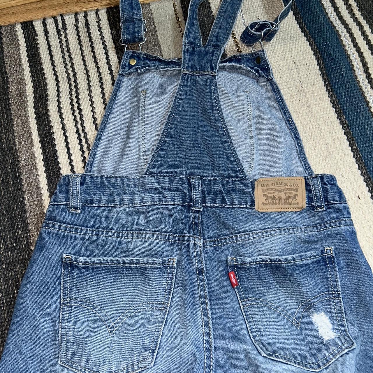 levi’s shortalls, perfect for summer and super cute,... - Depop