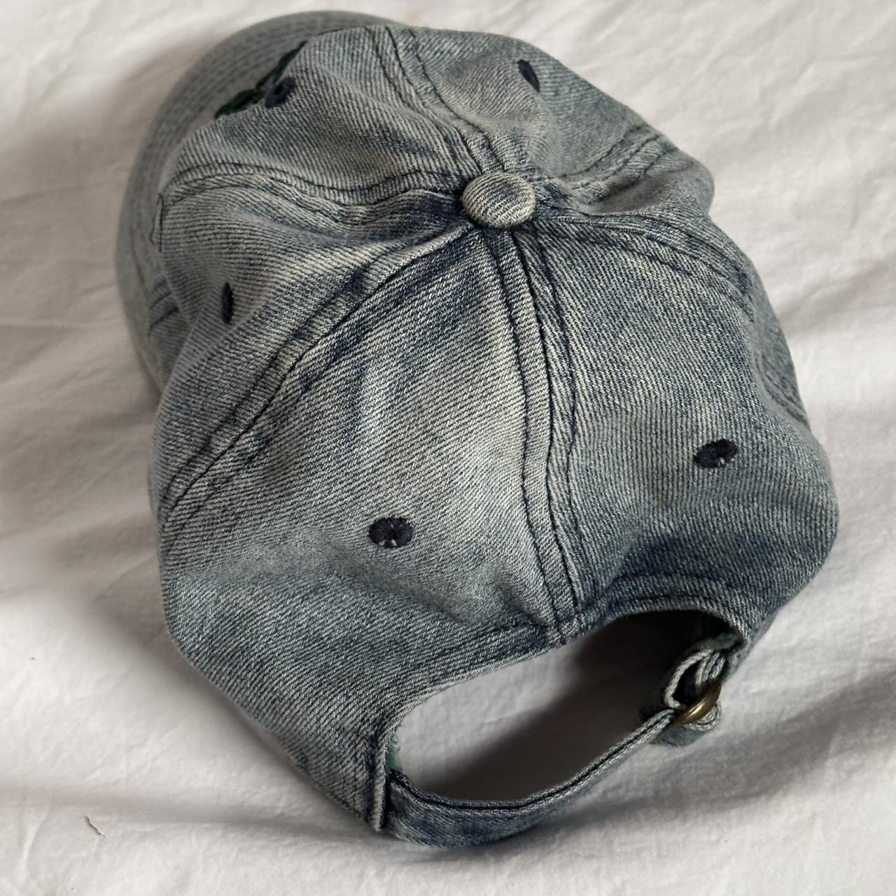 Green and blue denim Wanderlust cap #hats | Depop