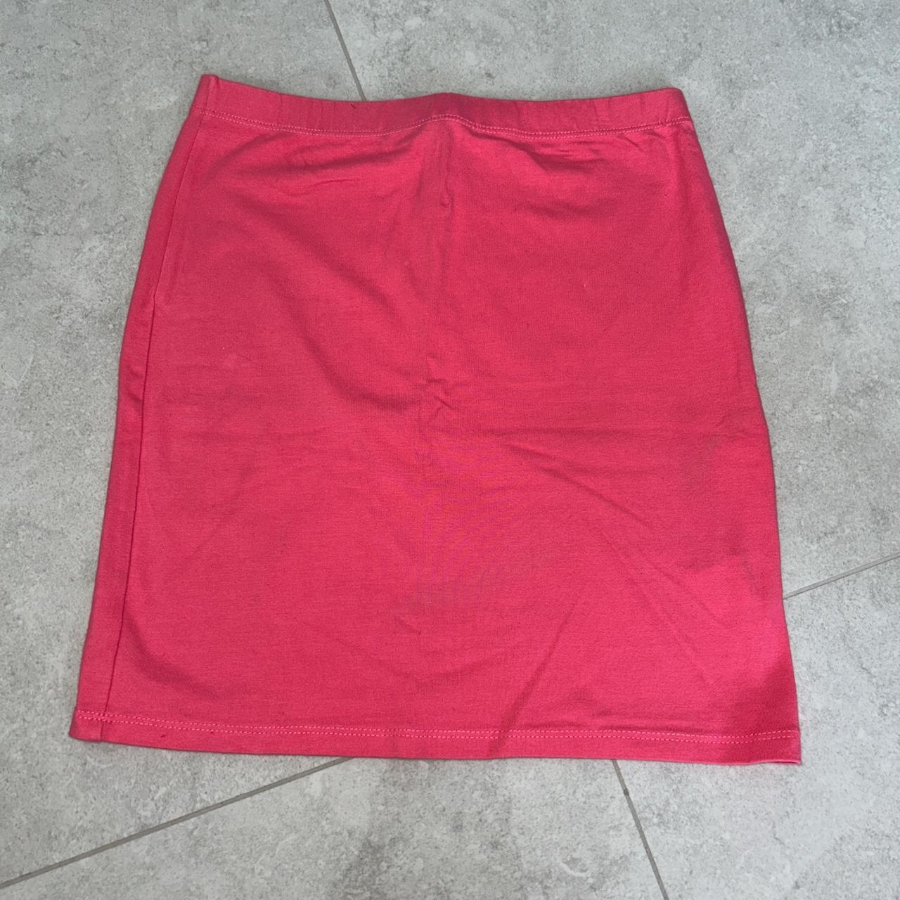 Pink Primark Mini Skirt In excellent condition... - Depop