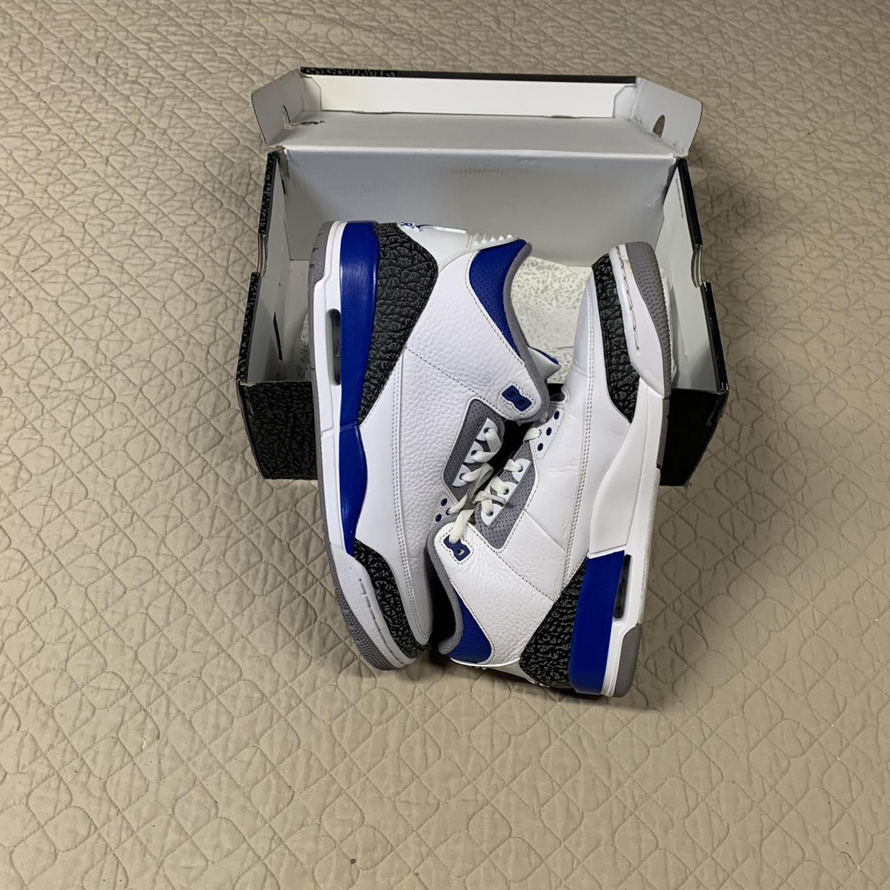 Jordan Retro 3 Racer Blue - Depop