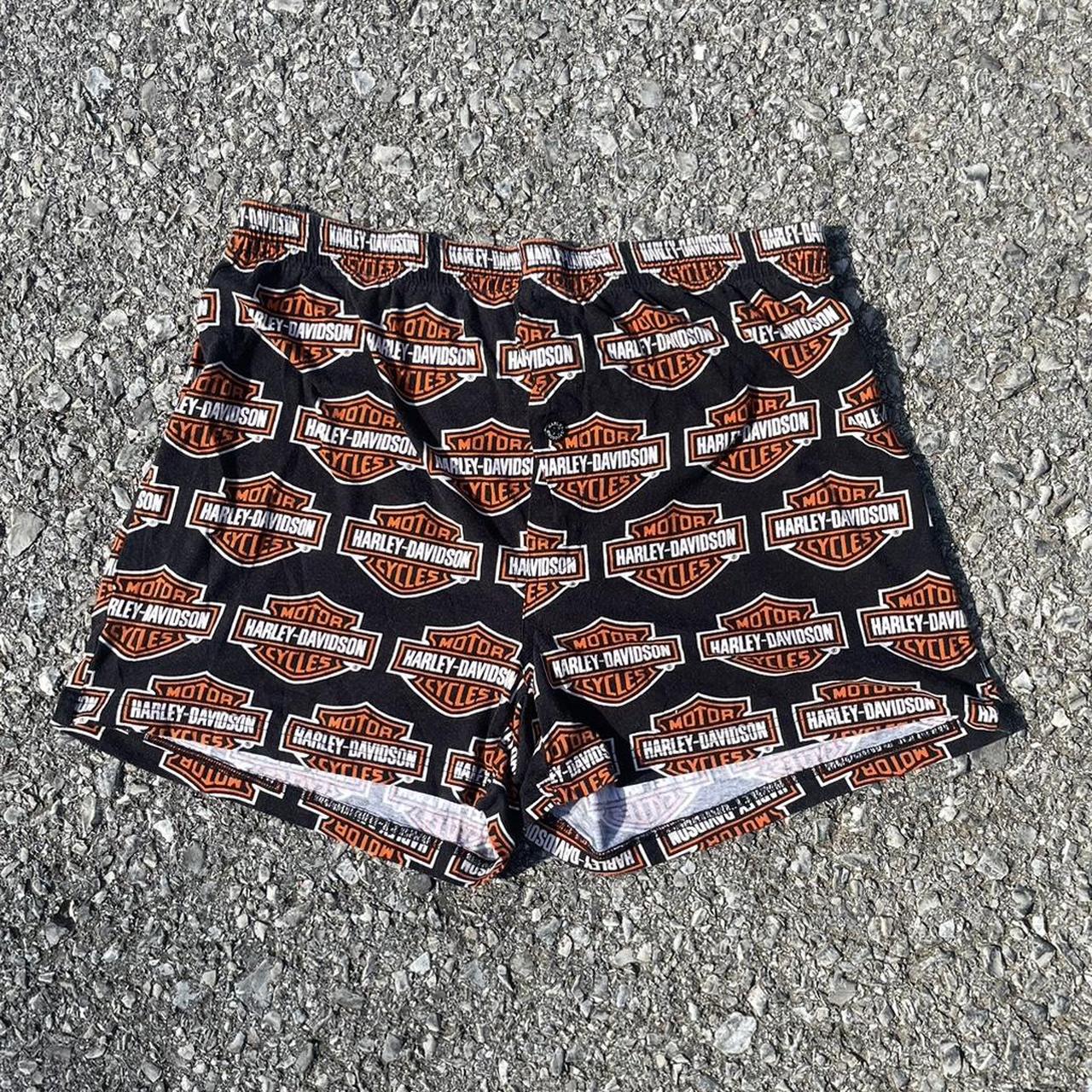 Harley Davidson boxer shorts Size Medium Haley... - Depop