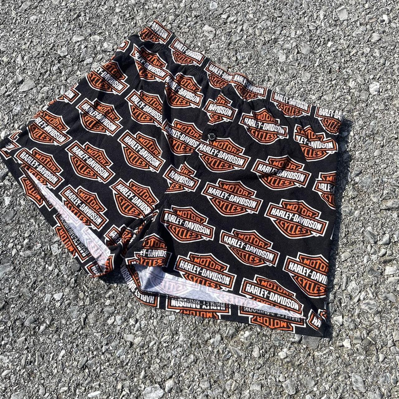 Harley Davidson boxer shorts Size Medium Haley... - Depop