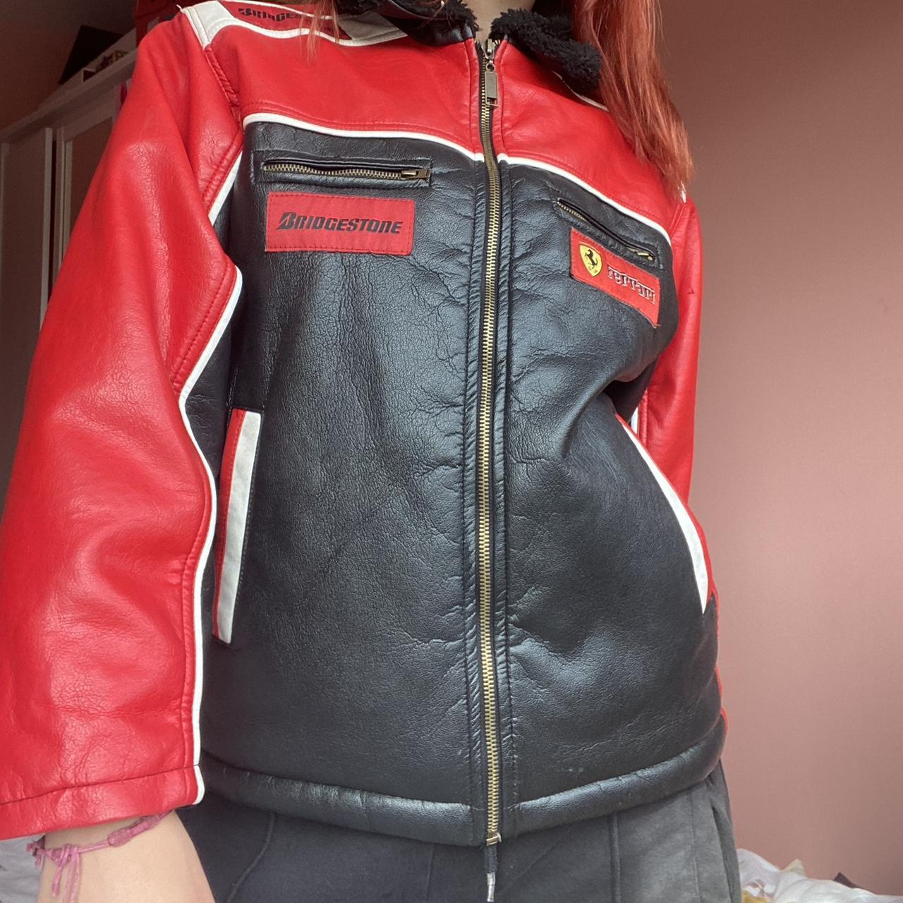 Ferrari jacket / coat Small Fits over... - Depop