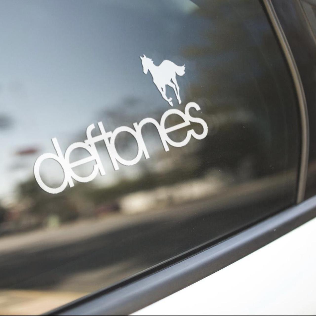 Deftones logo Vinyl Decal For Car, Laptop, Window,... - Depop