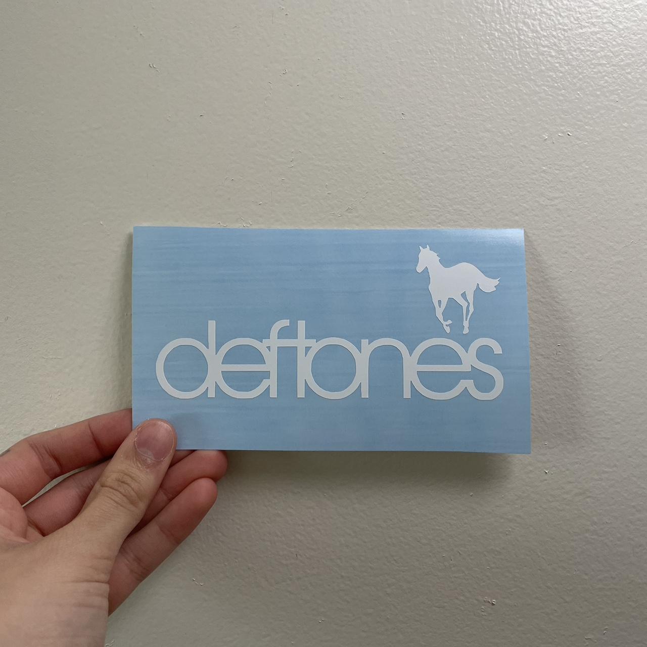 Deftones logo Vinyl Decal For Car, Laptop, Window,... - Depop
