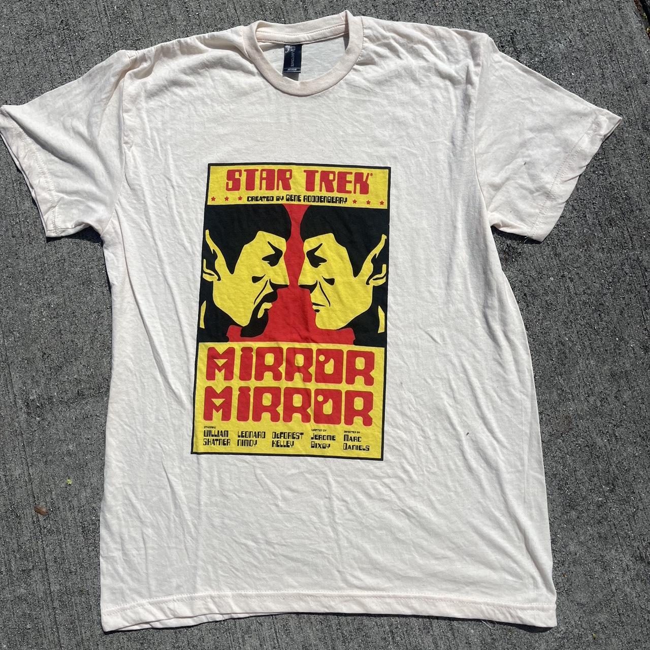 Modern Star Trek/ Spock mirror mirror T shirt Medium... - Depop