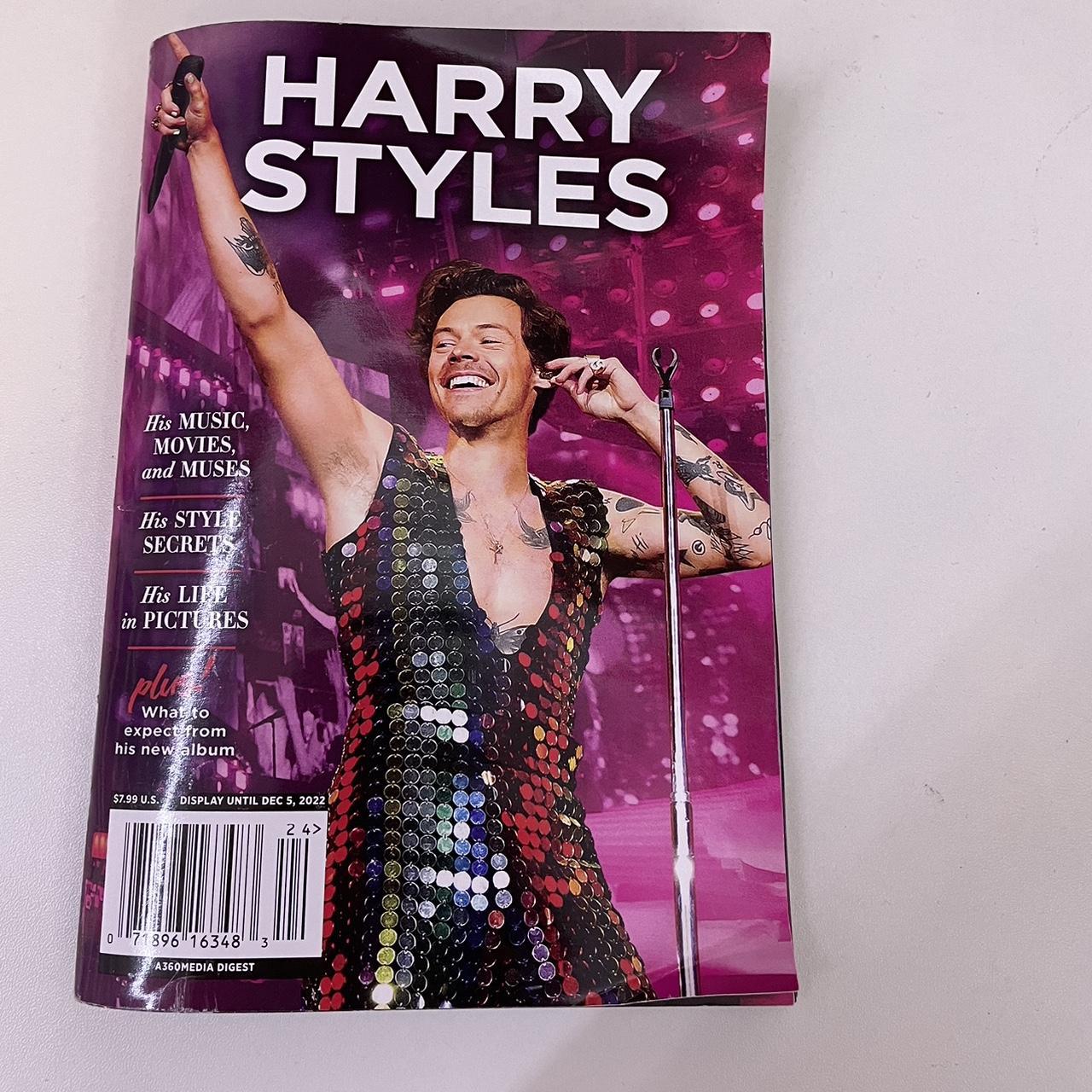 Harry styles small magazine - Depop