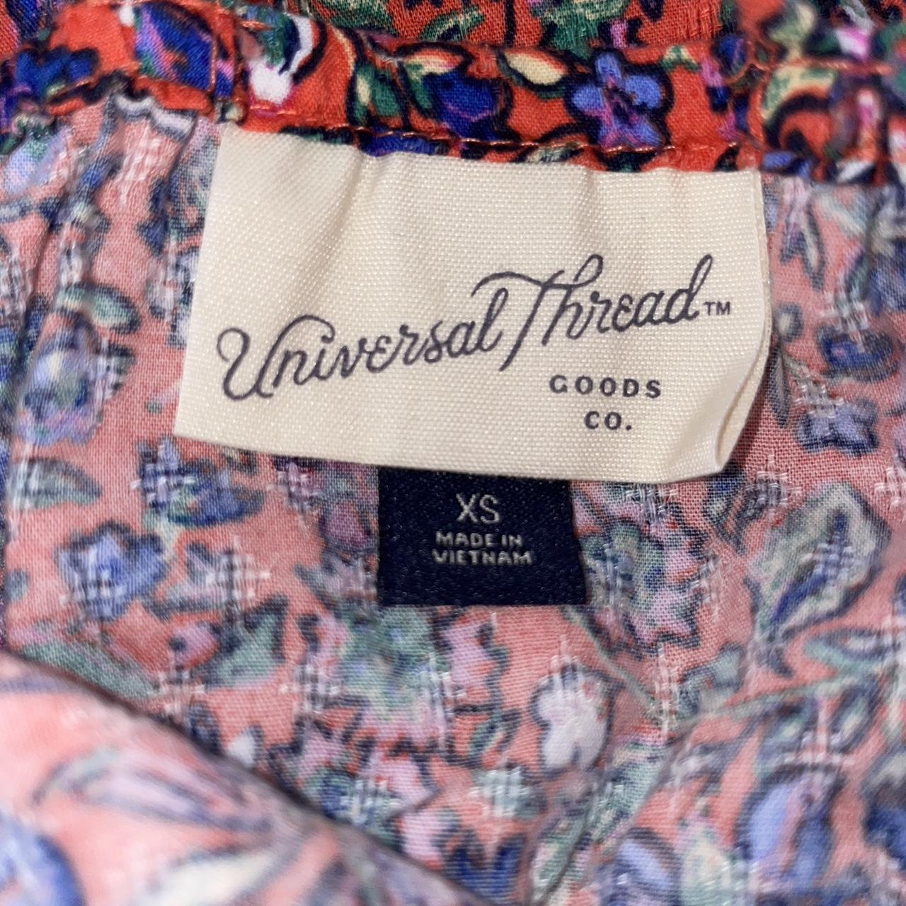 Universal threads maxi floral print dress. Cross... - Depop