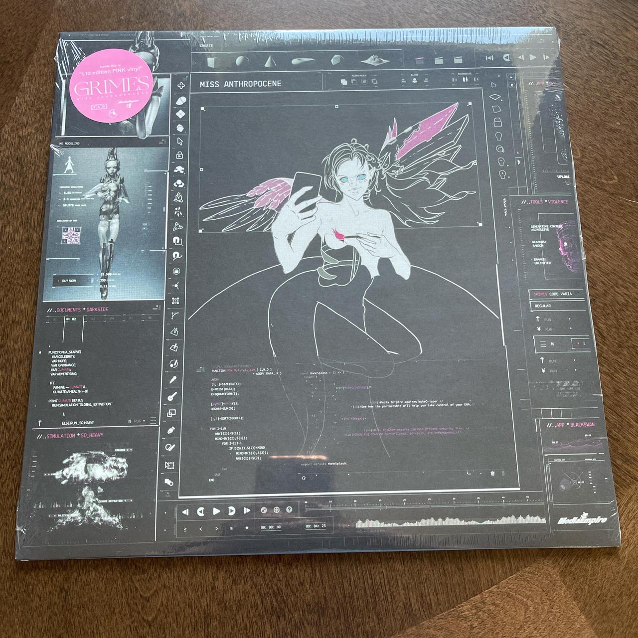miss anthropocene from grimes. Limited edition pink... - Depop