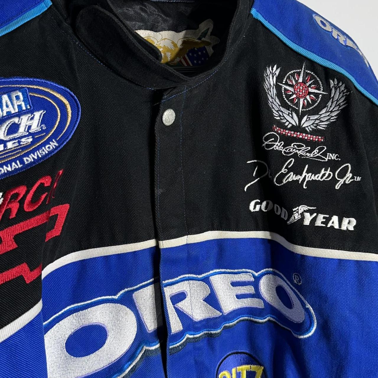 Vintage Oreo / Ritz NASCAR Bomber Jacket •In great... - Depop