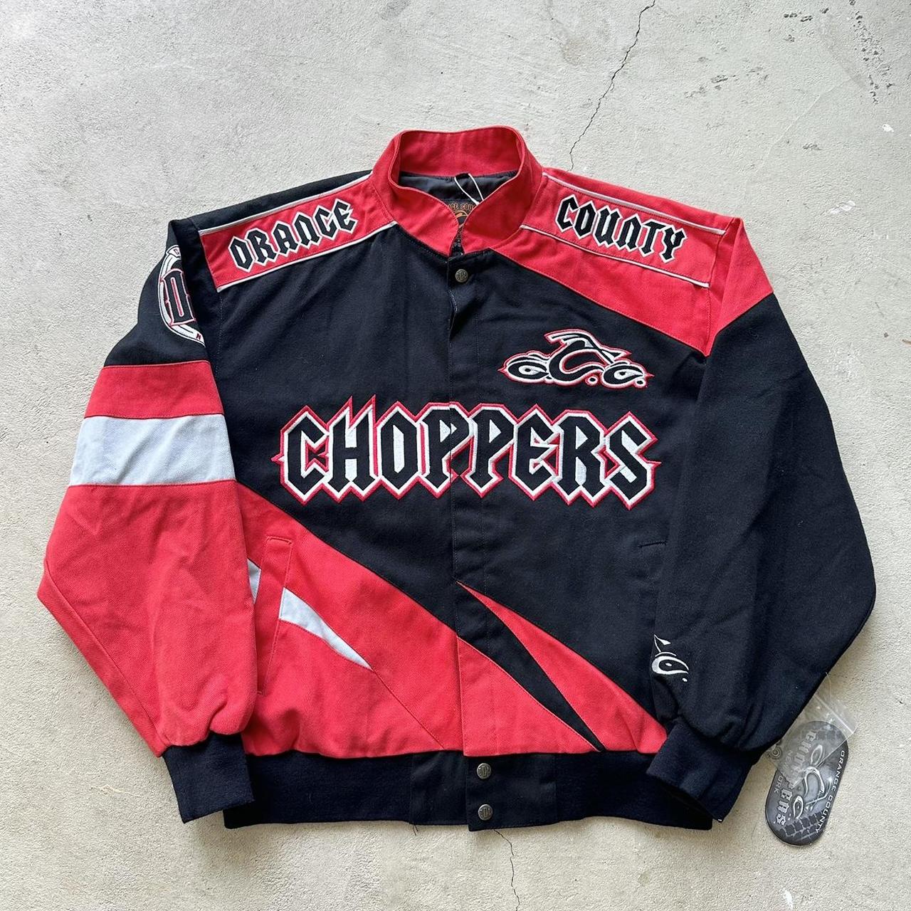 Vintage Orange County Choppers Racing Jacket •Size... - Depop