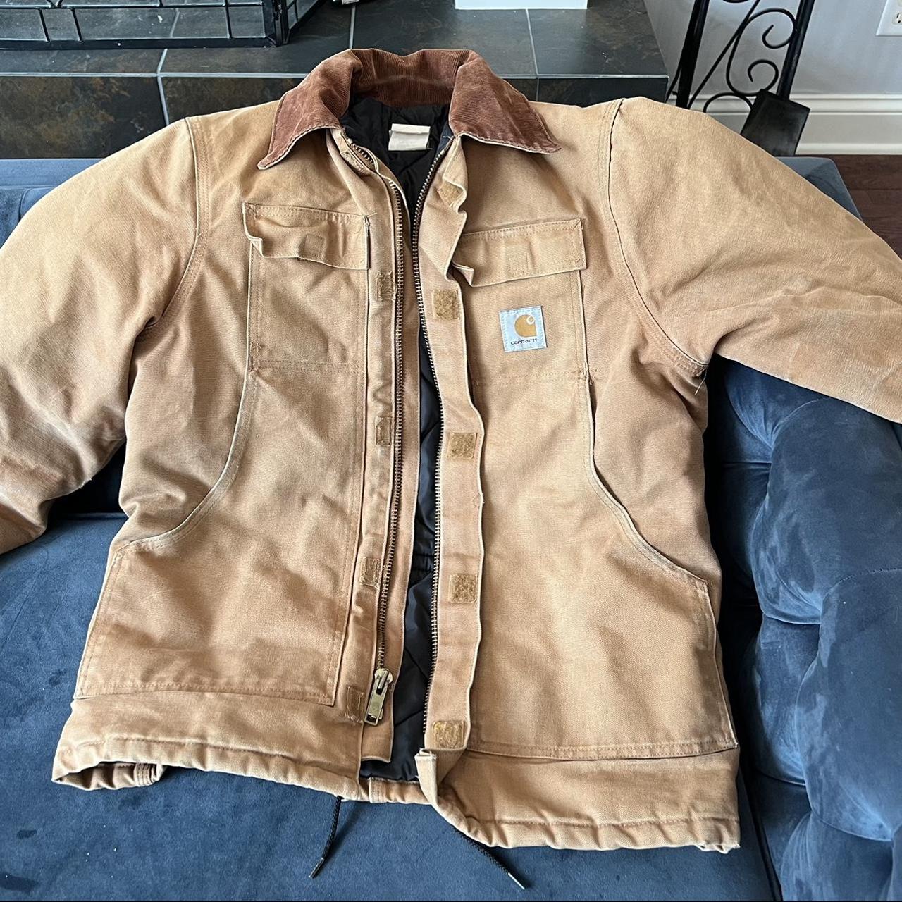 Great Condition Tan Carhartt Heavy Jacket - Men’s... - Depop