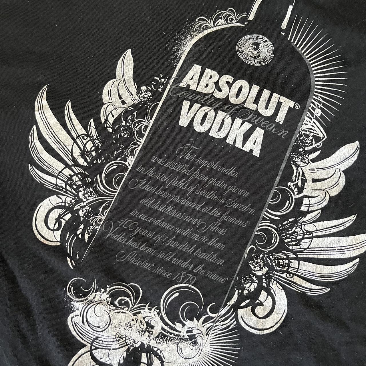 absolut vodka t shirt size medium #trashy #y2k... - Depop
